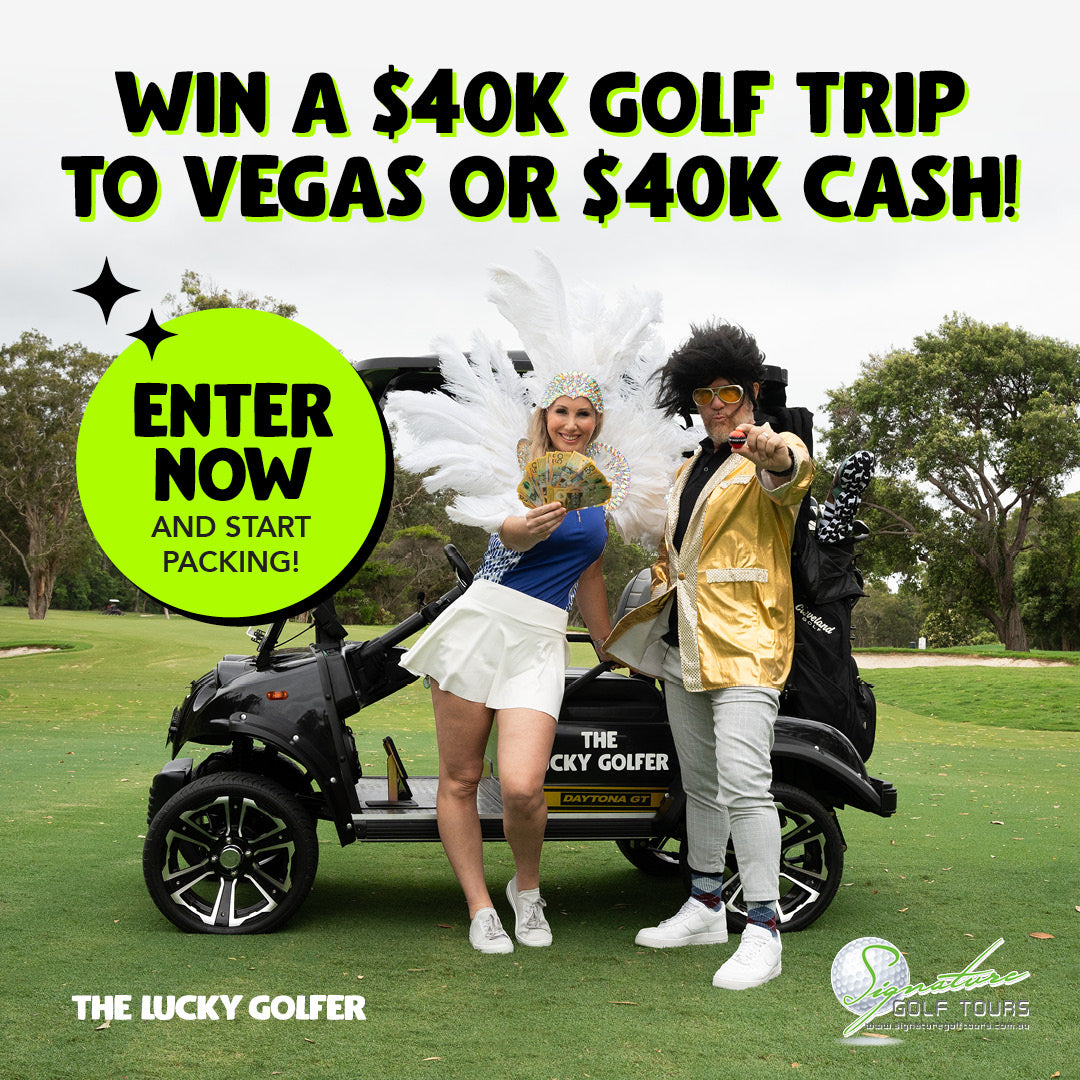 The Lucky Golfer Golf Balls & Free Entries To WIN!